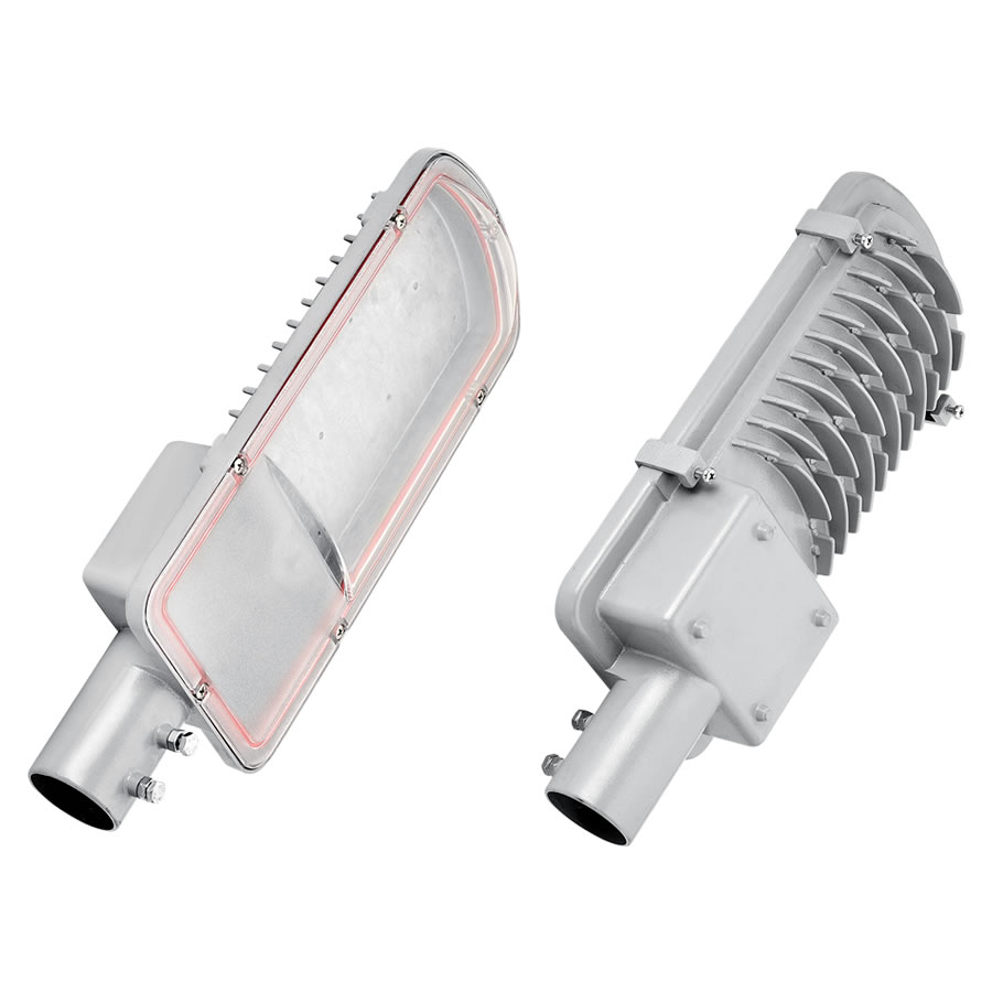 LED Street Light Fixture with Polycarbonate Glass | Zinc DieCast